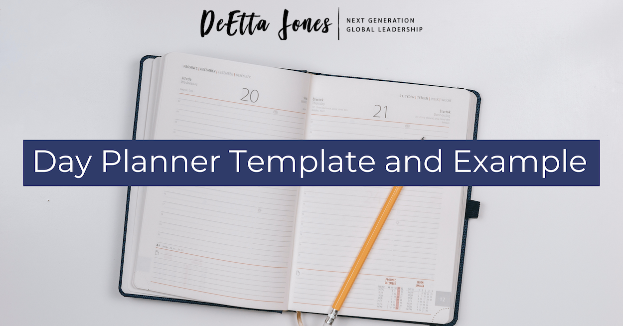 Day Planner Example | Day Planner Template